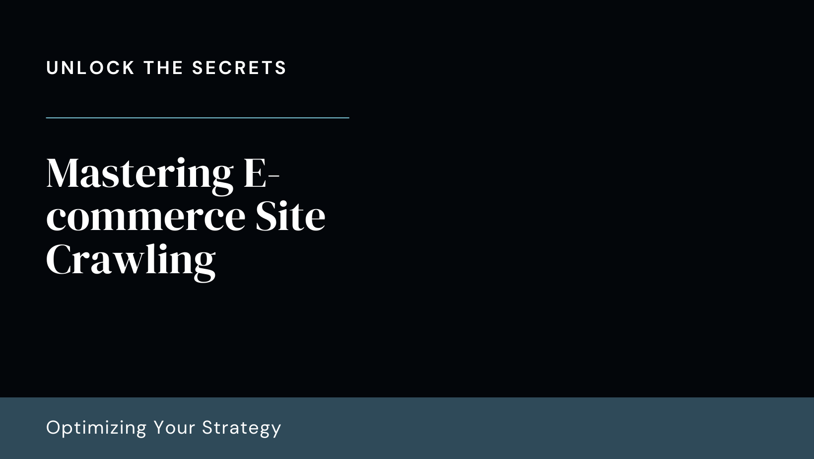 Mastering E-commerce Site Crawling | Crawl Feeds